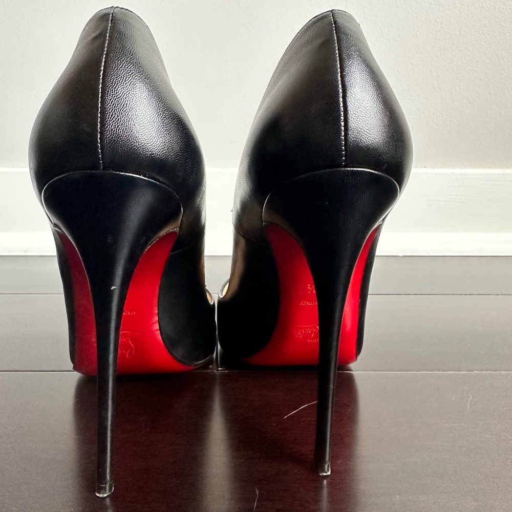 Christian Louboutin So Kate 120mm In Black Leather, S… - Gem